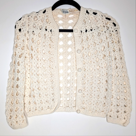 Audrey Blakey London | Sweaters | Vintage The Bon Marche Crochet ...